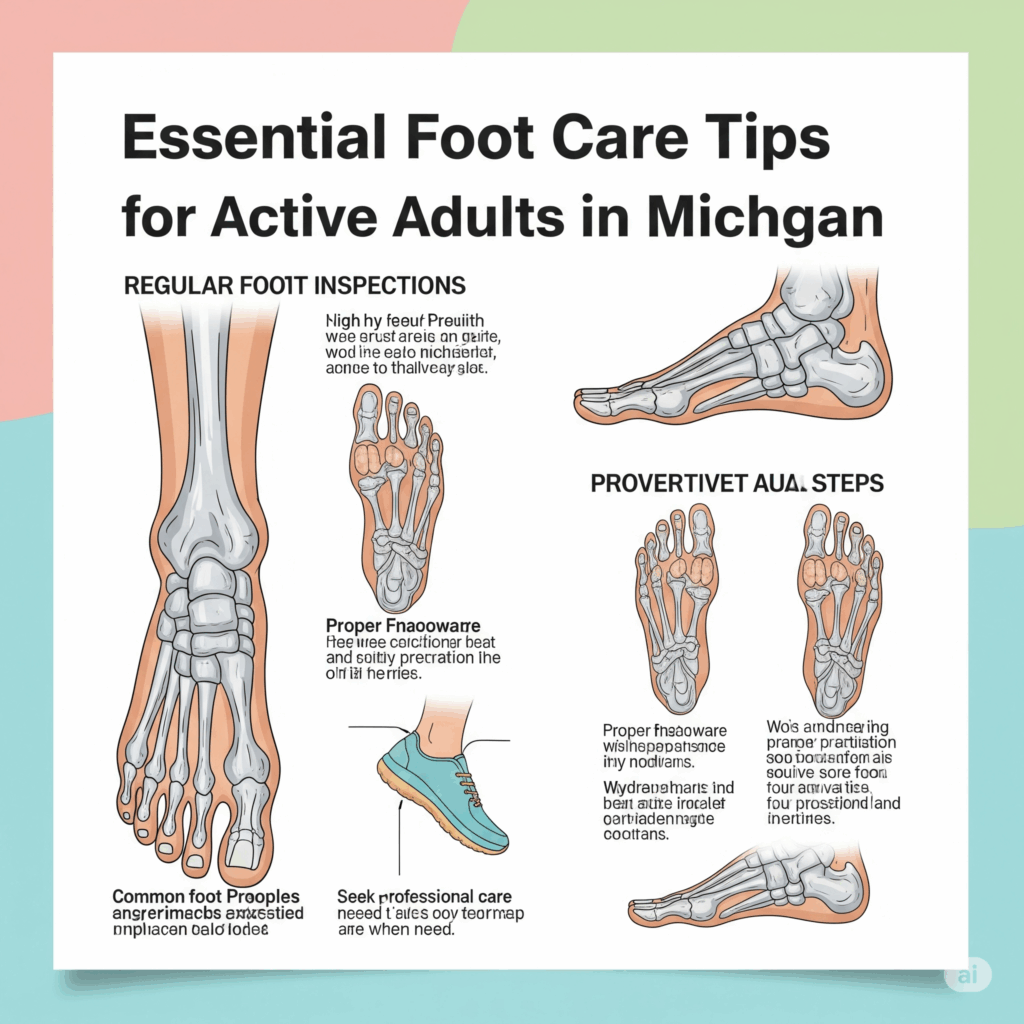 Essential Foot Care Tips For Active Adults In Michigan Essential Foot Care Tips For Active Adults In Michigan